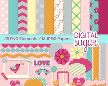 Popular items for scrapbook kit digital on Etsy