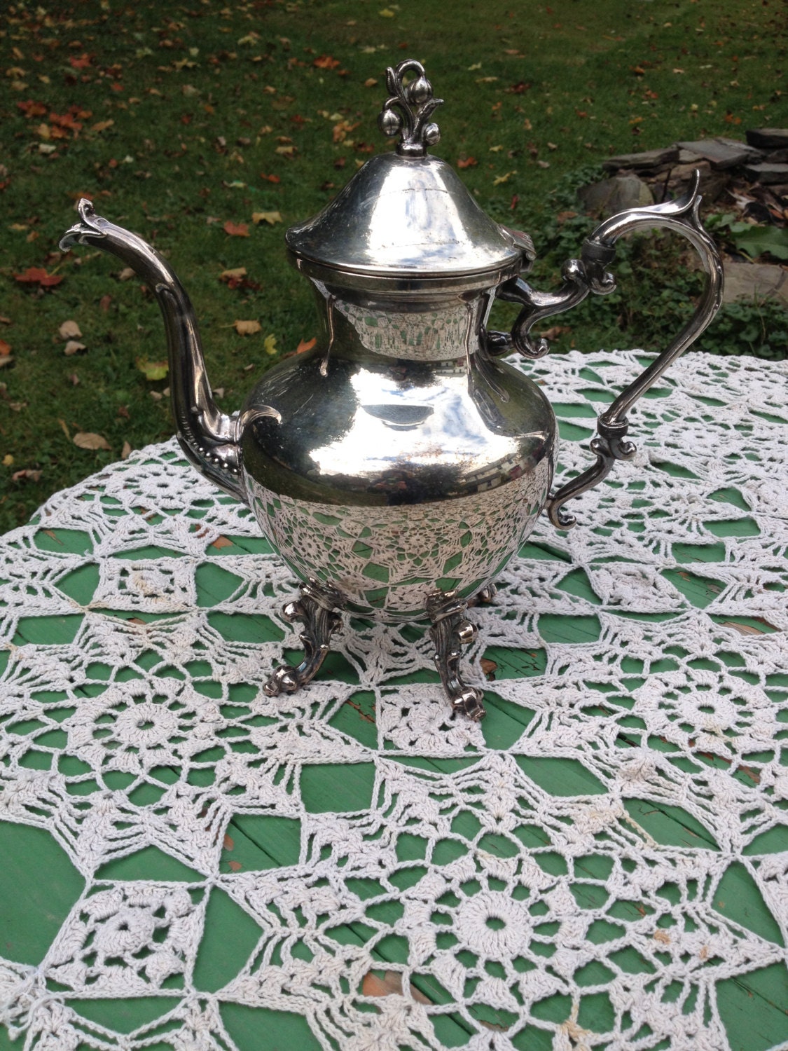 Birmingham Silver Company Elegant Silver over Copper Teapot – Haute Juice