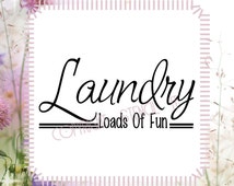 Popular items for laundry loads of fun on Etsy