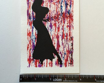 Jessica Rabbit Silhouette Painting