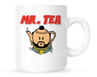 Mr Tea Mug. Funny, Mr T, The A Team, Cup, TV, Novelty, Cuppa, Coffee ...