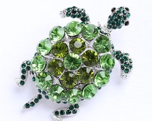 Unique turtle brooch related items | Etsy