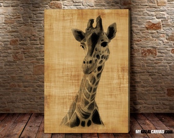Popular items for giraffe drawing on Etsy