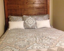 Popular items for rustic headboard on Etsy