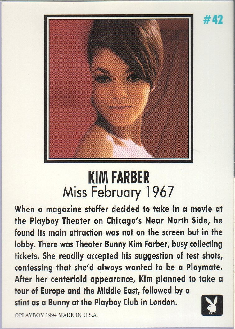 MATURE Playboy Trading Card February 1967 Playmate