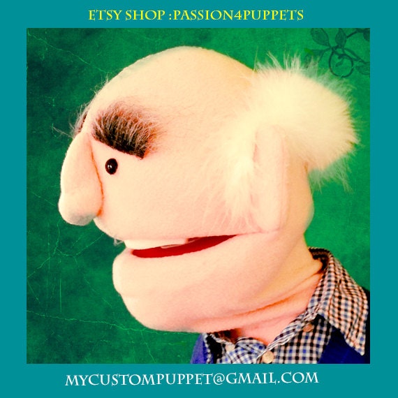 Custom Professional Puppets Portrait Puppet by Passion4Puppets