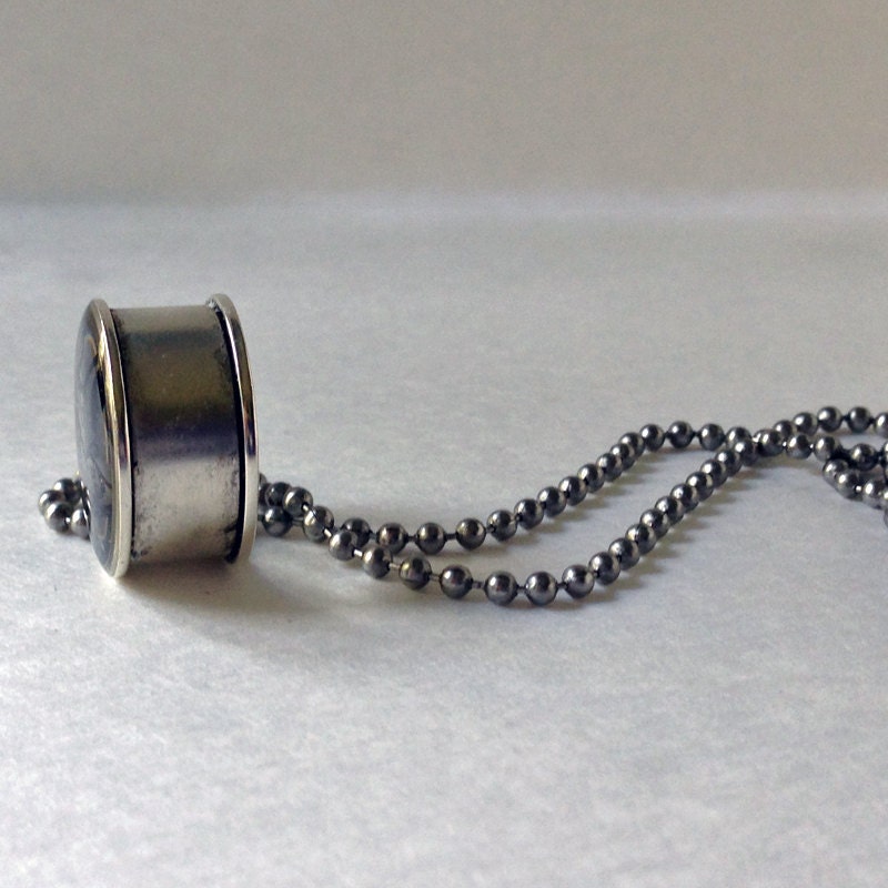 Great oak tree / Tree of Life resin pendant / silver by beadingmom