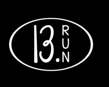 Popular items for marathon sticker on Etsy