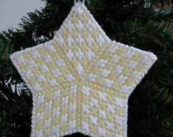 Plastic canvas star | Etsy