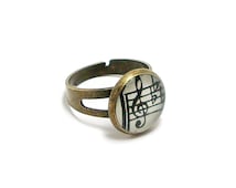 Popular items for music ring on Etsy