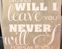 Popular items for i will never leave on Etsy