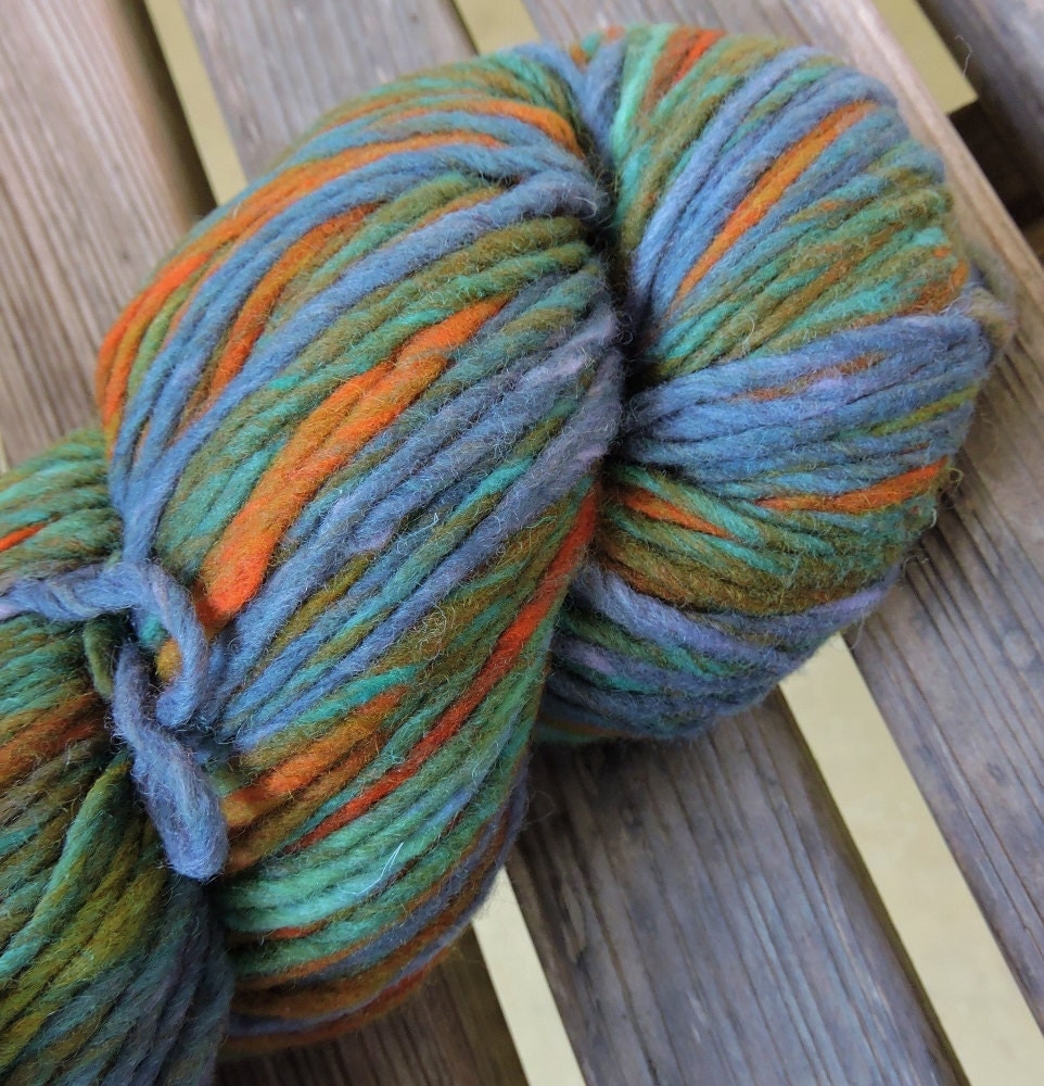 CHUNKY Weight Yarn Camouflage 437 100g 175 by BramblesHedgeYarn