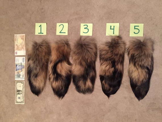 Eco Friendly Finnish Raccoon Tanuki Tails