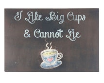 Popular items for coffee cup sign on Etsy