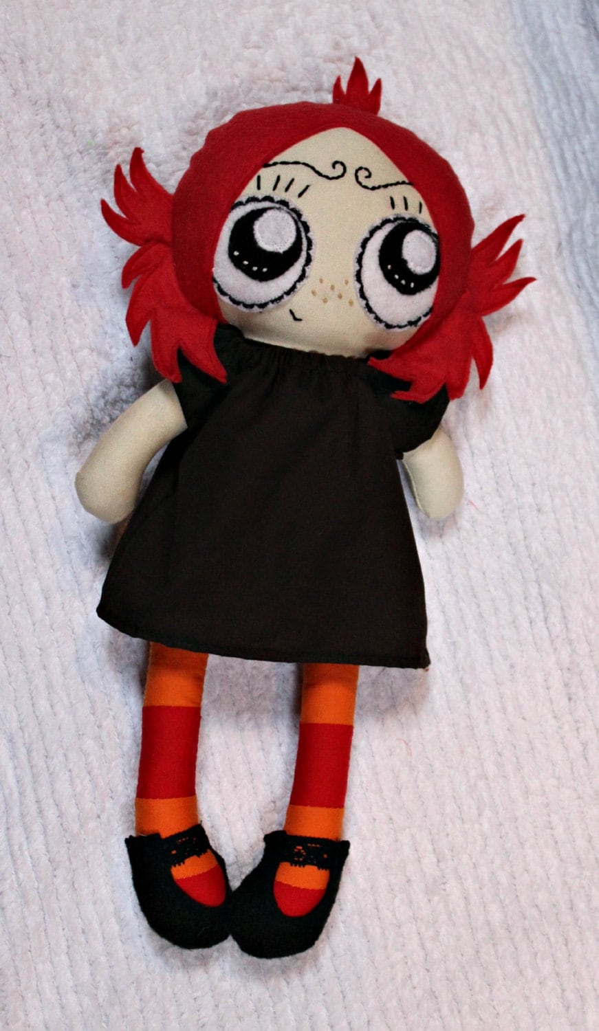 Meet Ruby Inspired by Ruby Gloom 13 doll handmade