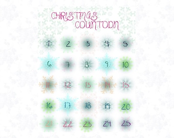 Popular items for countdown calendar on Etsy