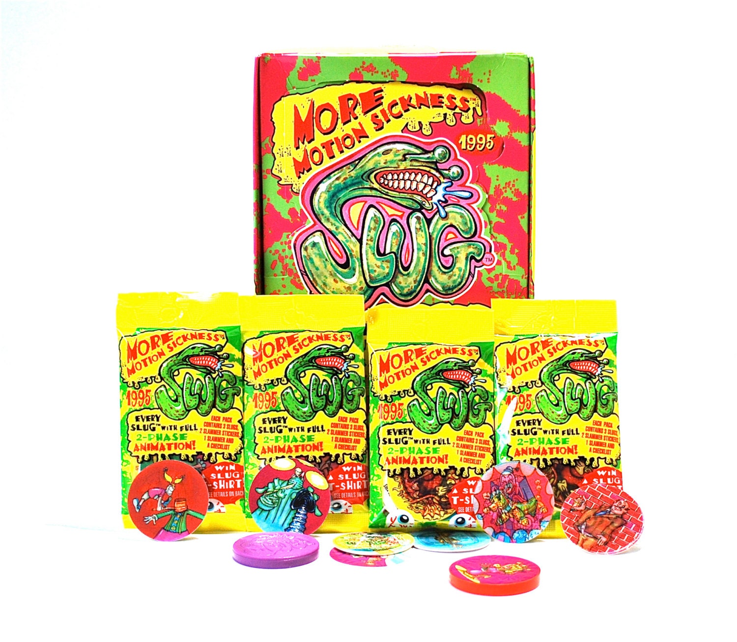 Reserved Listing 4 Slug Pog Packs With Slammer & Slammer