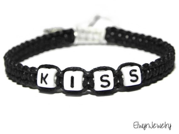 Items Similar To Kiss Band Bracelet Kiss Fan Bracelet Kiss Jewelry Music Jewelry Guitar