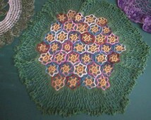 Popular items for colored doilies on Etsy