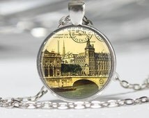 Unique french pendant related items | Etsy