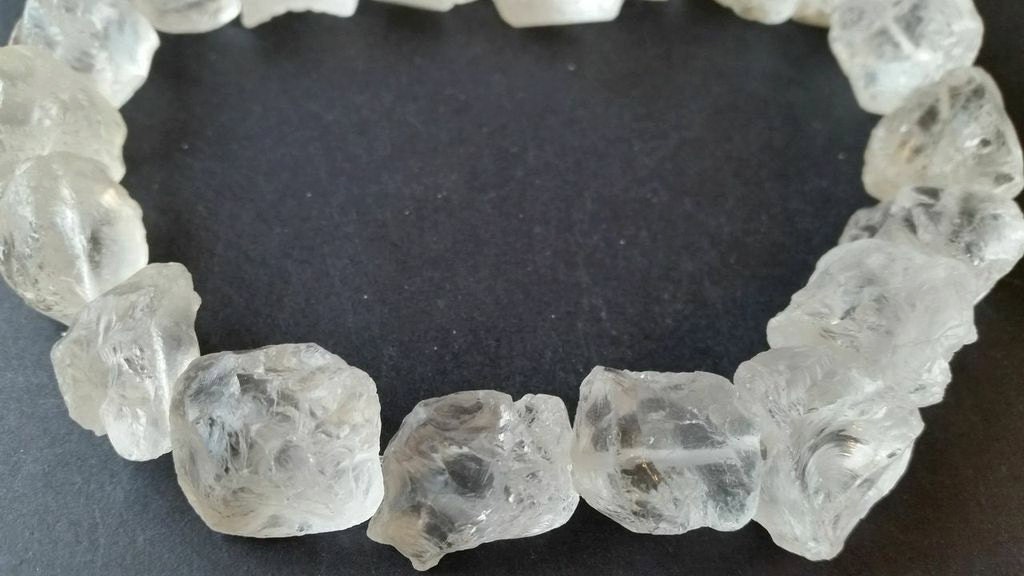 Natural Clear Quartz Jasper / Natural Color / Free Forms