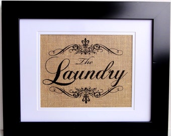 Vintage laundry sign | Etsy