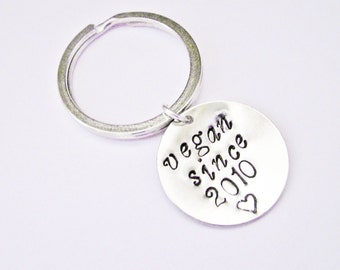 Infinity Keychain Infinity Symbol Key Ring Forever by RobertaValle