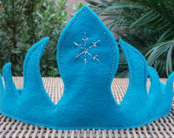 Frozen Inspired Crown- Elsa Crown- Personalized Crown