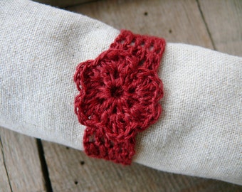 Crochet napkin rings | Etsy