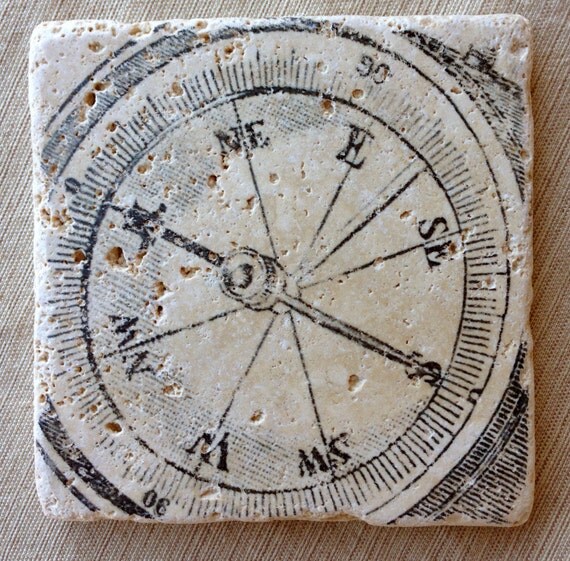 Coasters Compass Decor Traveler Gift Compass Gift Travel