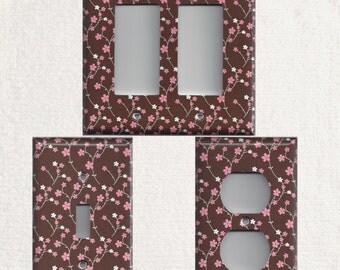 Pink and brown decor | Etsy