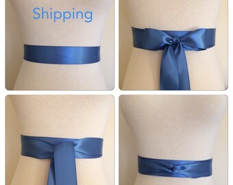 Slate blue ribbon | Etsy