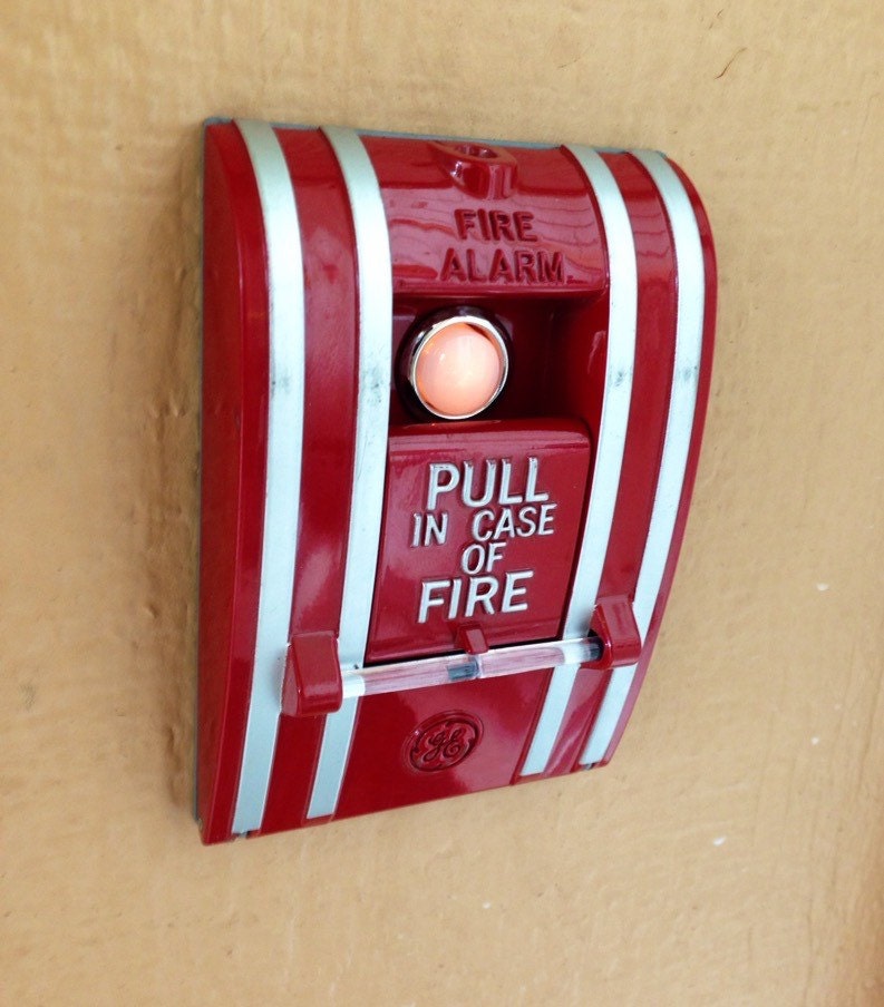 Fire Alarm Pull Station Doorbell Brand New by CreationsbyEmilee