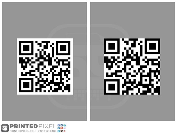 Items similar to Custom QR Code, self adhesive vinyl decal, great for ...