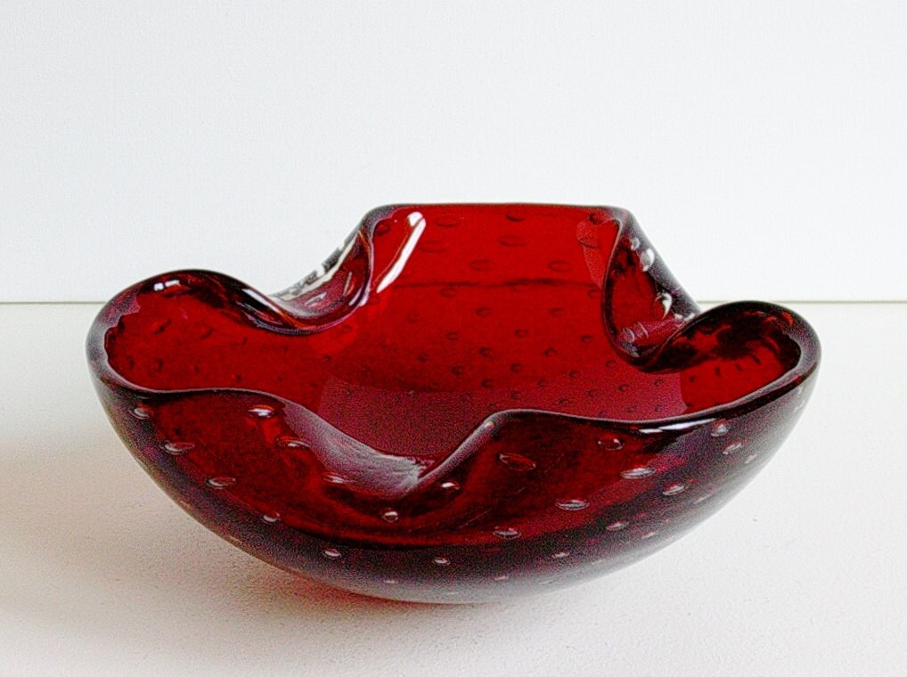 Mid Century Archimede Seguso glass bowl Murano Italy – Haute Juice