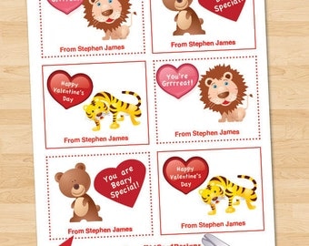 Lion valentine | Etsy