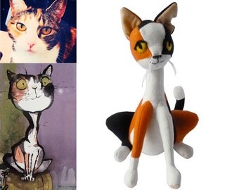 Cat plushie | Etsy