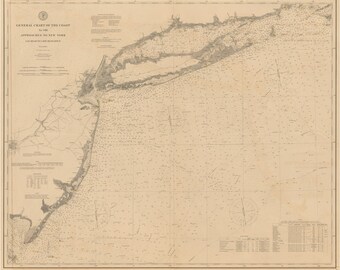 Long Beach Hempstead Bay 2003 Nautical Chart Long by Oldmap