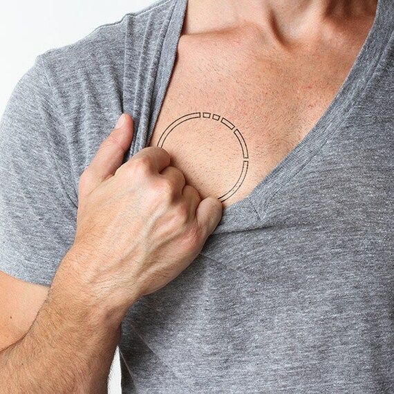 Ecliptic Temporary Tattoo Set of 2