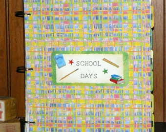 School memory book | Etsy