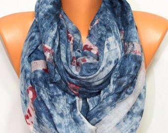Denim scarf | Etsy
