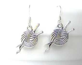 Wool earrings | Etsy