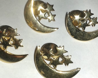 Popular items for moon pin on Etsy
