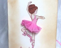 Popular items for ballerina gift on Etsy