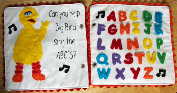 Sesame Street Big Bird Letters