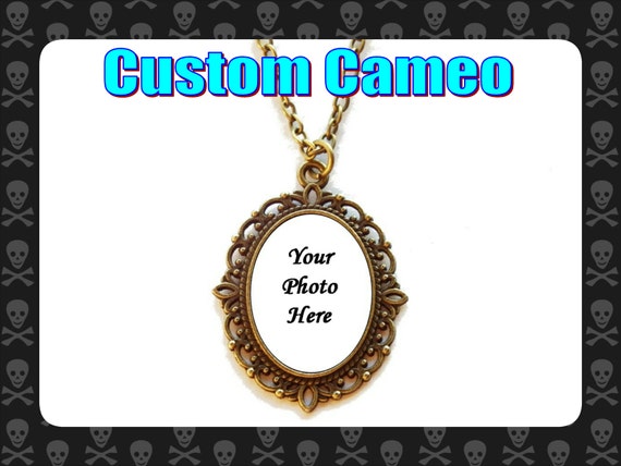 Custom Cameo Necklace / Personalized by TheMermaidsEmporium