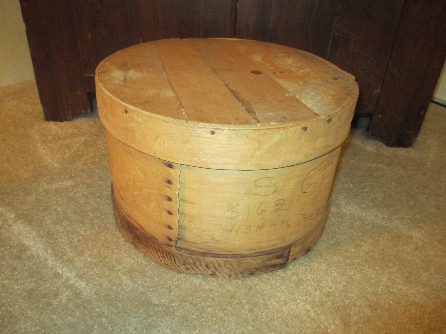 Large Vintage Wooden Cheese Box and Lid – Haute Juice