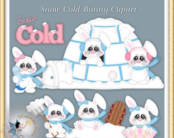 Bunny clipart | Etsy