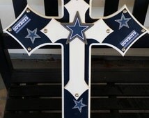 Popular items for dallas cowboys cross on Etsy
