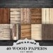 MEGA Pack Rustic Wood Digital Paper Pack wood vintage lace